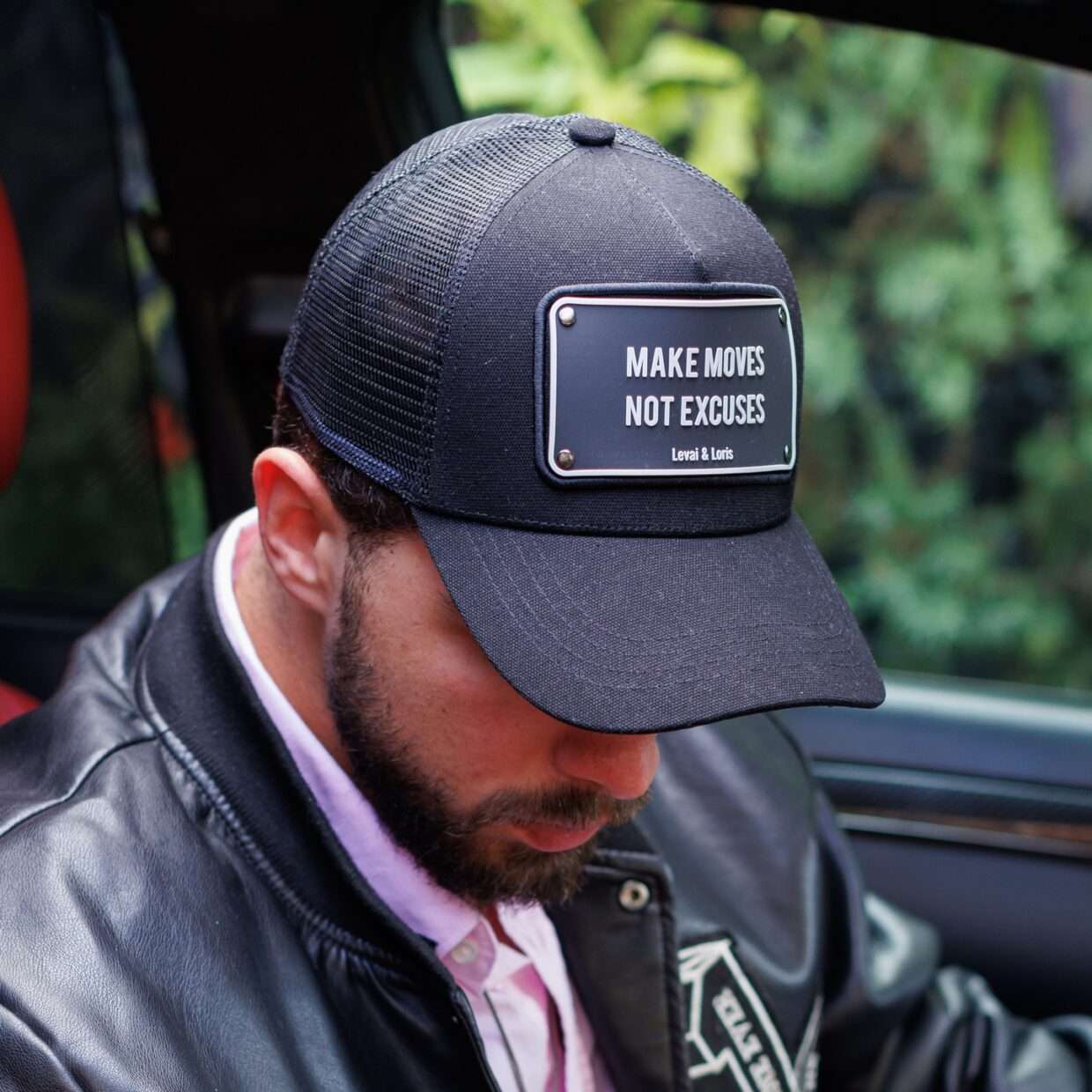 Levai & Loris | Unisex Trucker Caps & Leather Accessories